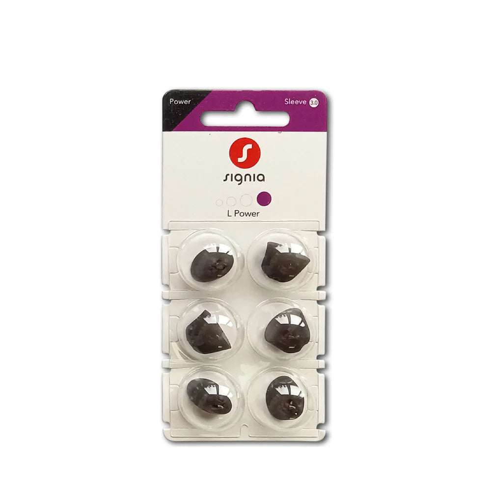 Signia Sleeves 3.0 Power: Embouts Audition Confortables