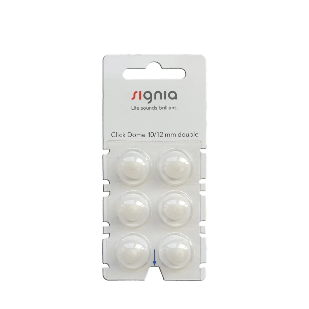 Signia Click Domes Double - Confort & Qualité Sonore